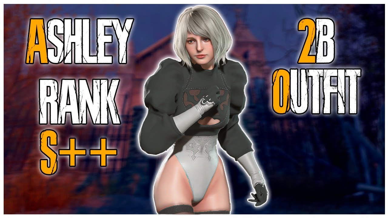 Ashley 2B OUTFIT MOD🥵 | Resident Evil 4 Remake | Mercenaries RANK S++ | RE4 | 4K 60FPS - YouTube