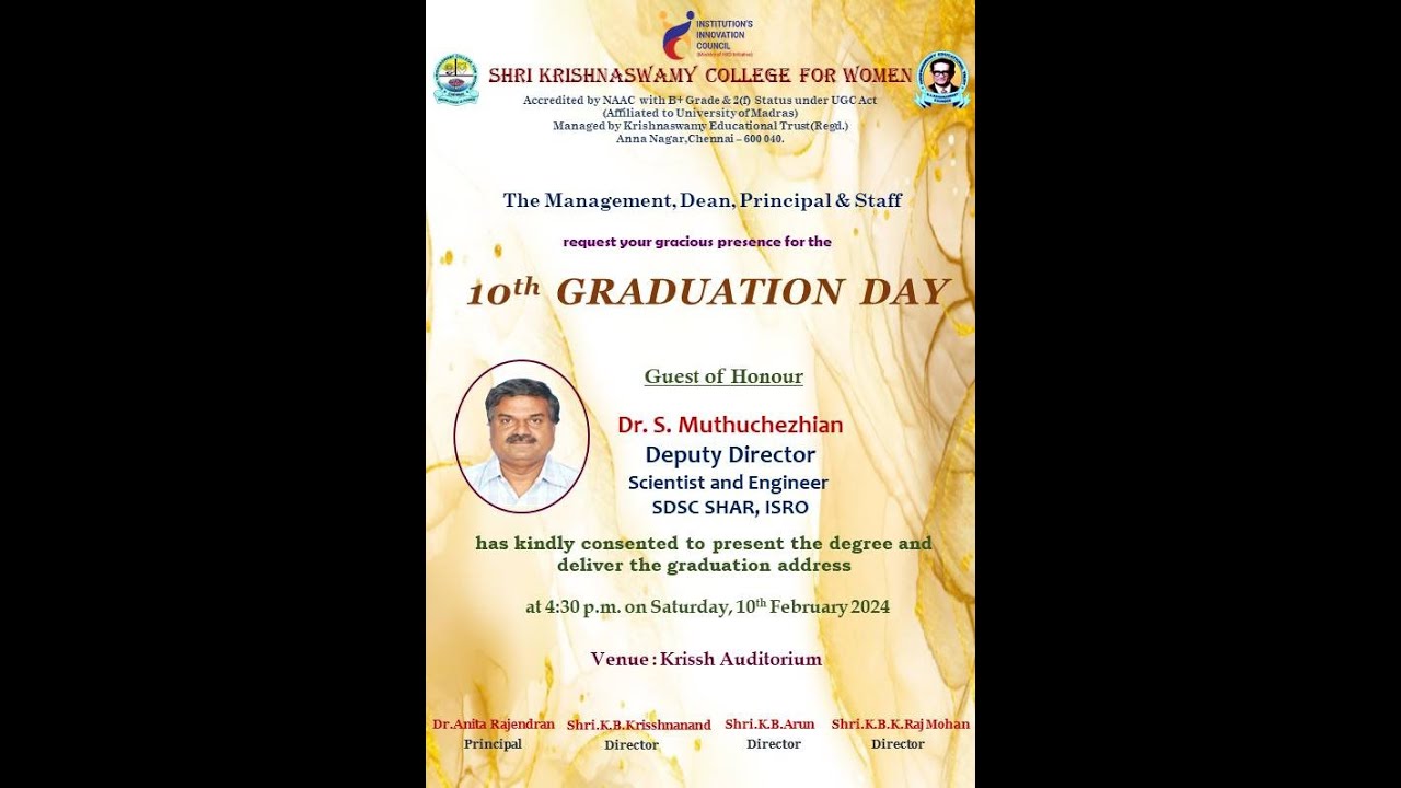 10th Graduation Day session 3 - YouTube