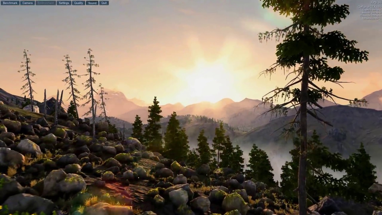 Unigine Valley Benchmark 1.0 - 2500K GTX 480 1080p - YouTube