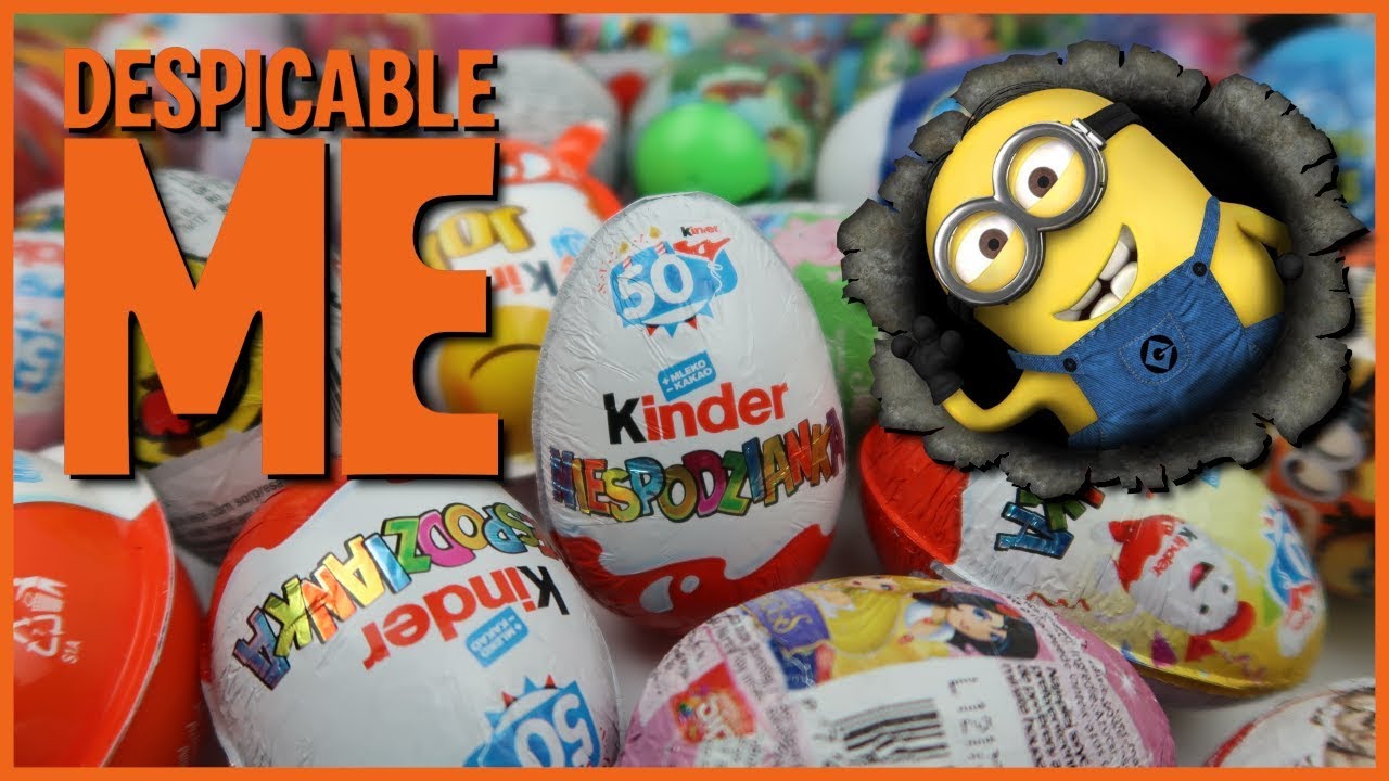 11 Minions Surprise Eggs Compilation, Minionki w Podróży, Jajko ...