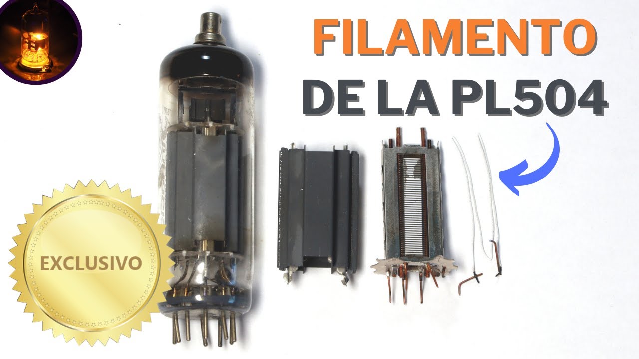 FILAMENTO de PL504 muy de cerca (exclusivo) - YouTube