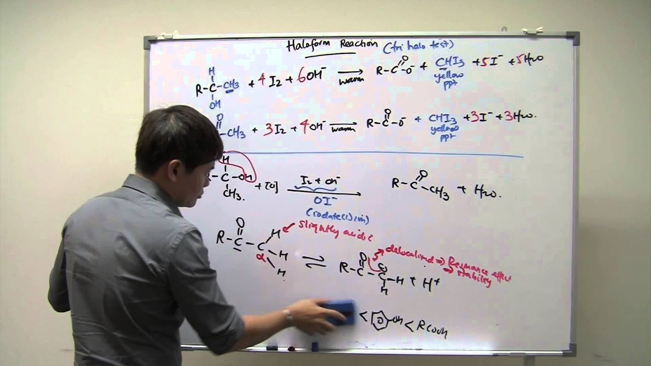 Chemistry Tutorial Videos - Tri-iodomethane Test / Iodoform Test - YouTube