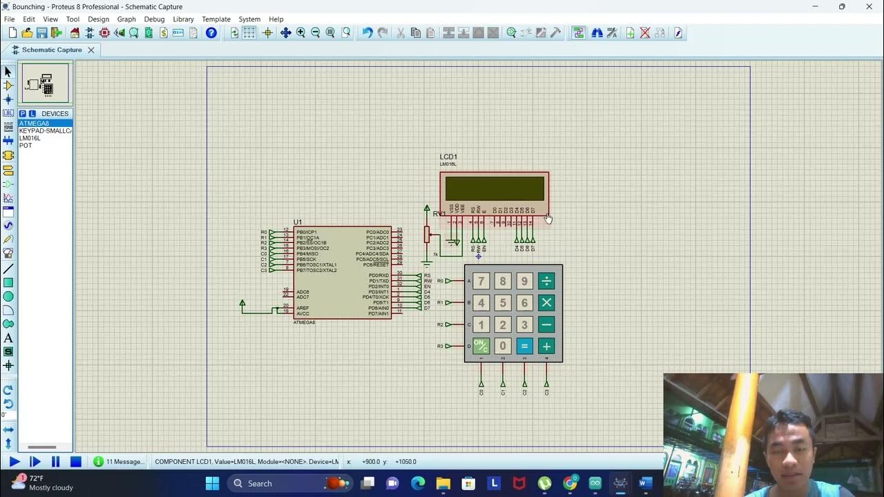 program debounching pada pembacaan keypad - YouTube
