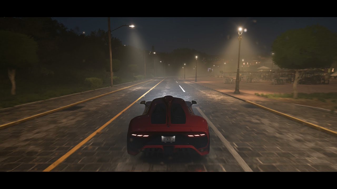 Forza Horizon 5 Night Time Rain - YouTube