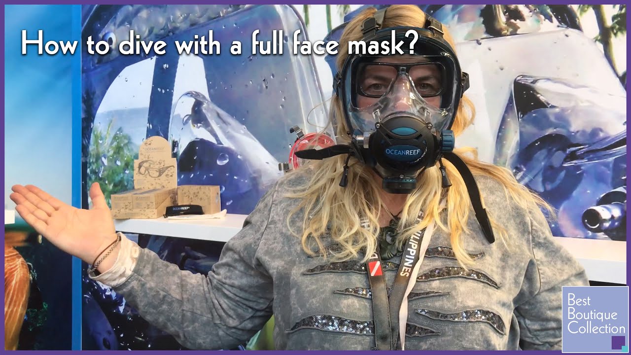 How to dive with a full face mask - YouTube