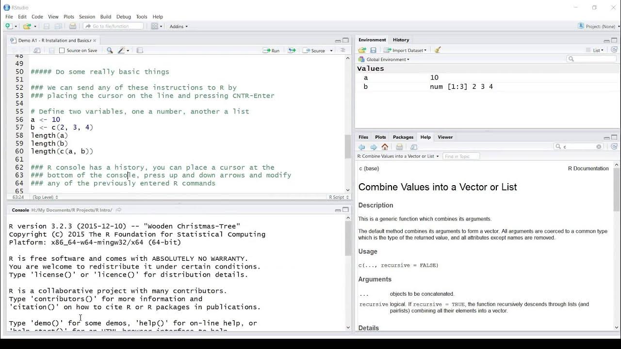 R Introduction: Setup and Basic Data Analysis - YouTube
