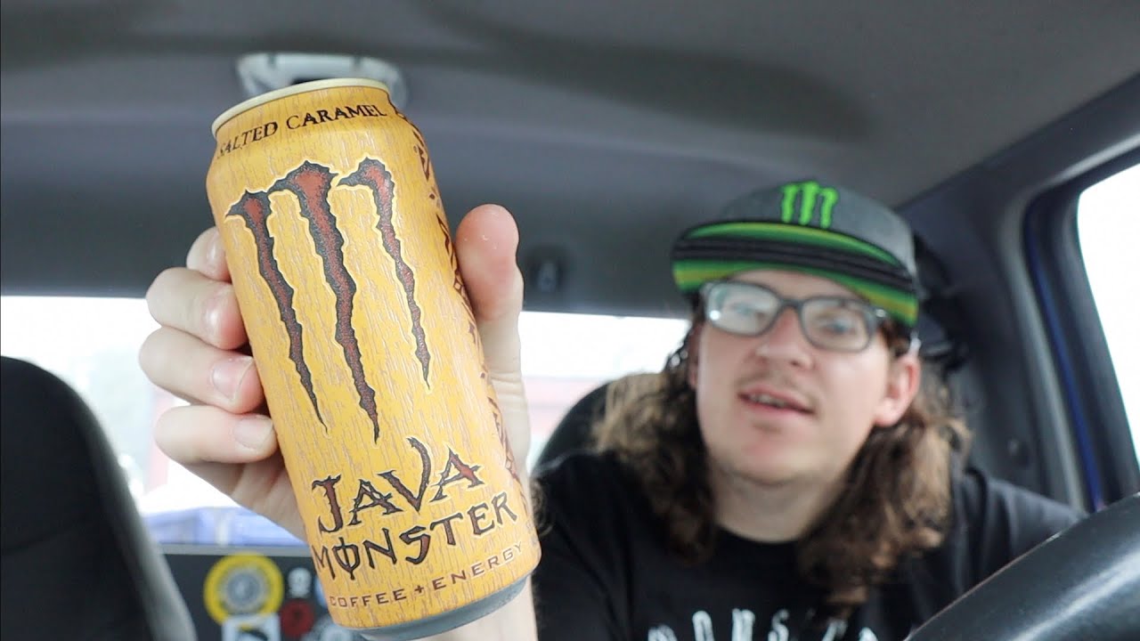 Salted caramel Java monster Coffee review - YouTube