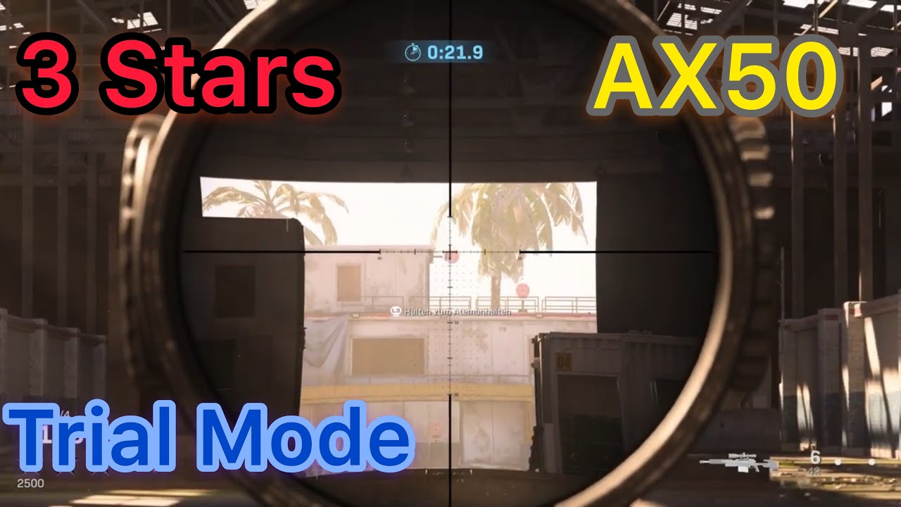 CoD MW | Sniper Trial Mode AX50 | 3 Stars | Dodoxd50000 - YouTube