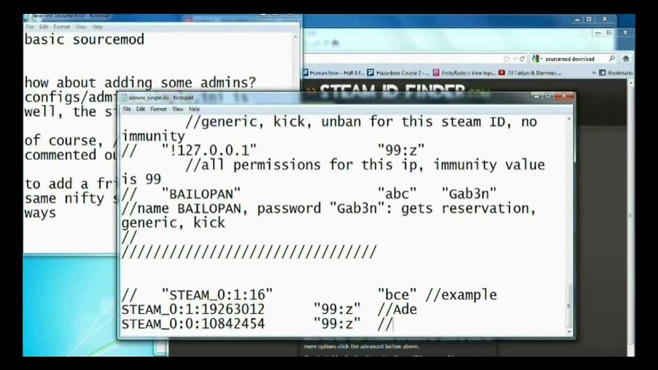 Basic Sourcemod Tutorial Youtube