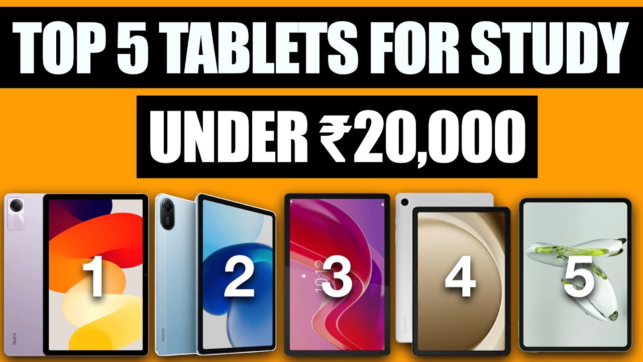 Best Tablet Under ₹20,000 for Students in 2025 🔥 | Online Classes, PDF ...