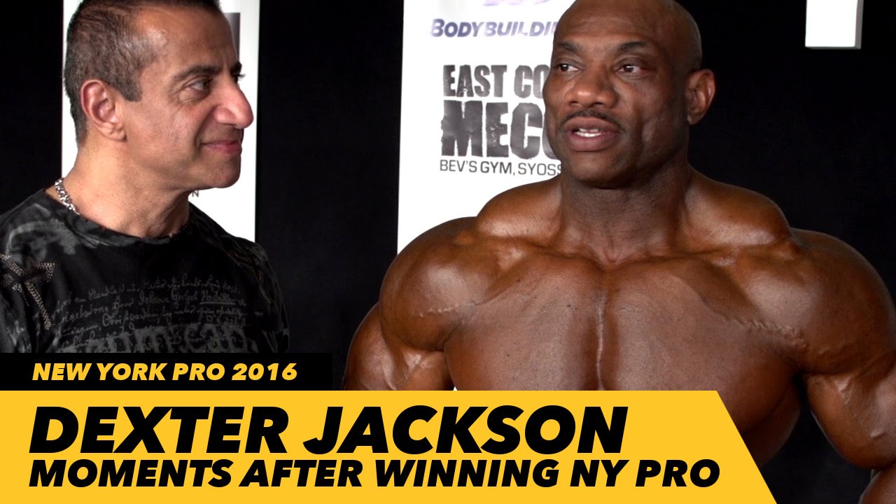 Dexter Jackson Interview: Moments After Winning New York Pro | New York ...