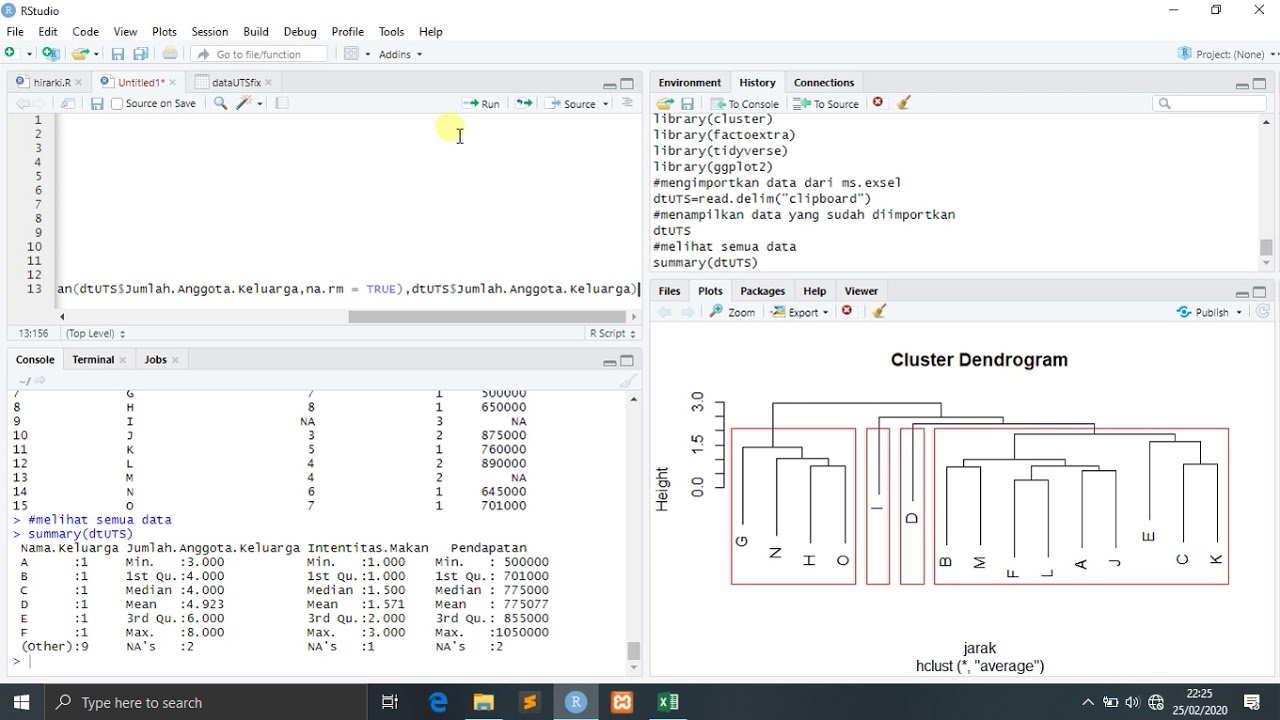 Studi Kasus Metode Non Hirarki - Data Analytic Skills Lanjut(UTS) - YouTube