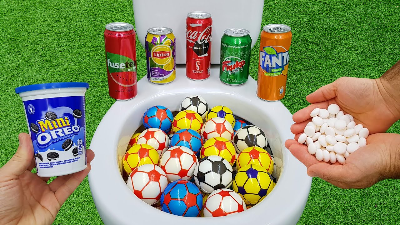 Football VS Mini Oreo, Coca Cola, Fuse Tea, Fanta, Lipton, Fruko and ...