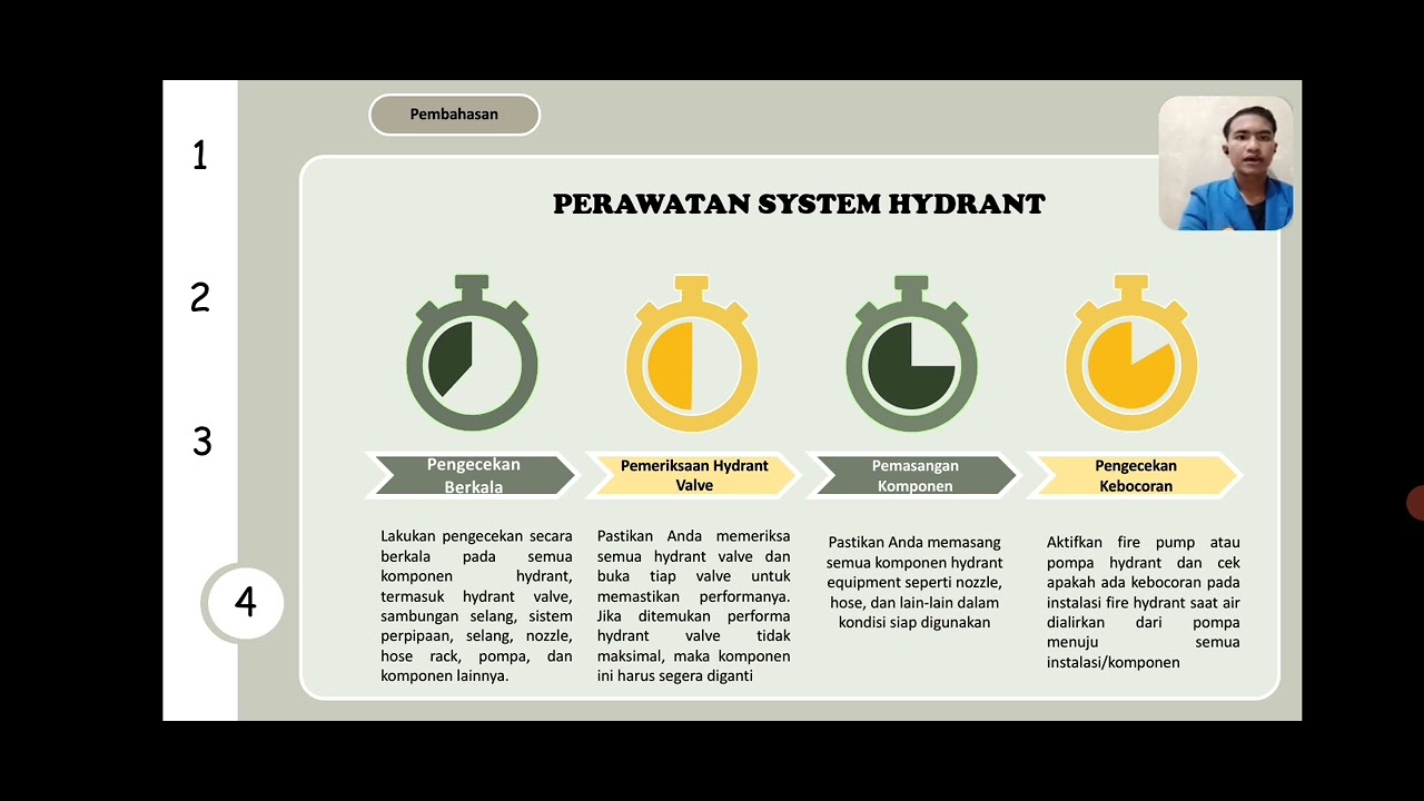 Tugas kerja praktek, Presentasi perawatan dan pemeliharaan hydrant pada ...
