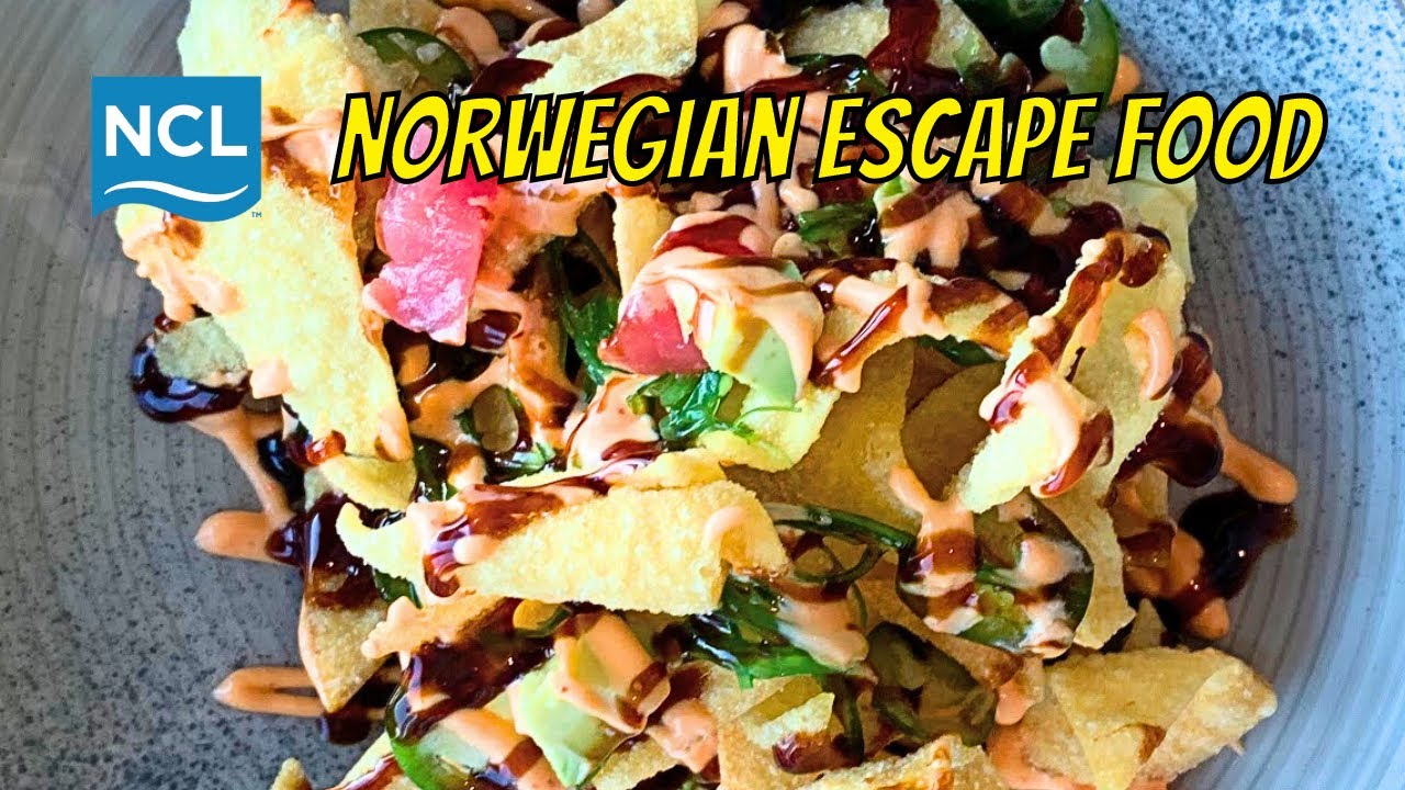 All The Food You Can Eat On Norwegian Escape - YouTube