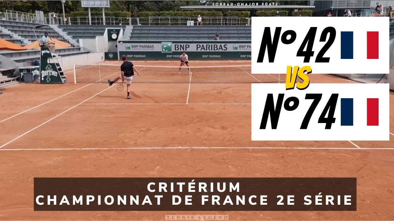 Du beau tennis entre Samuel Brosset et Jürgen Briand en quarts du ...