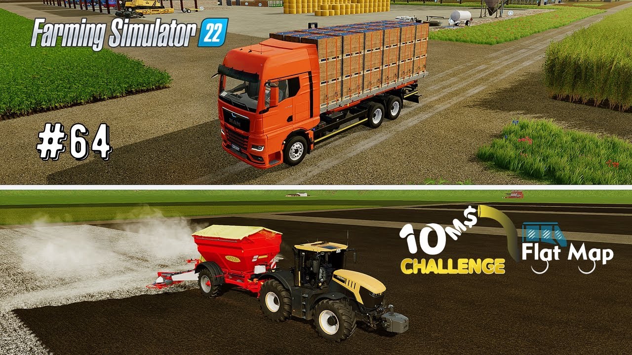 farming Simulator 22 fs22 timelapse Ep #64 Flat Map fs22 Mods - YouTube