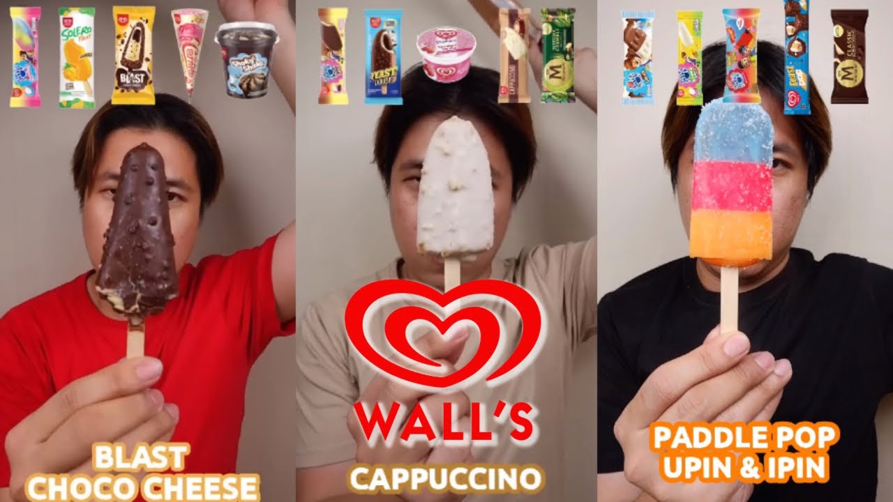 KOMPILASI MUKBANG BERBAGAI MACAM VARIAN ES KRIM WALLS | ASMR ICE CREAM | MUKBANG ICE CREAM - YouTube
