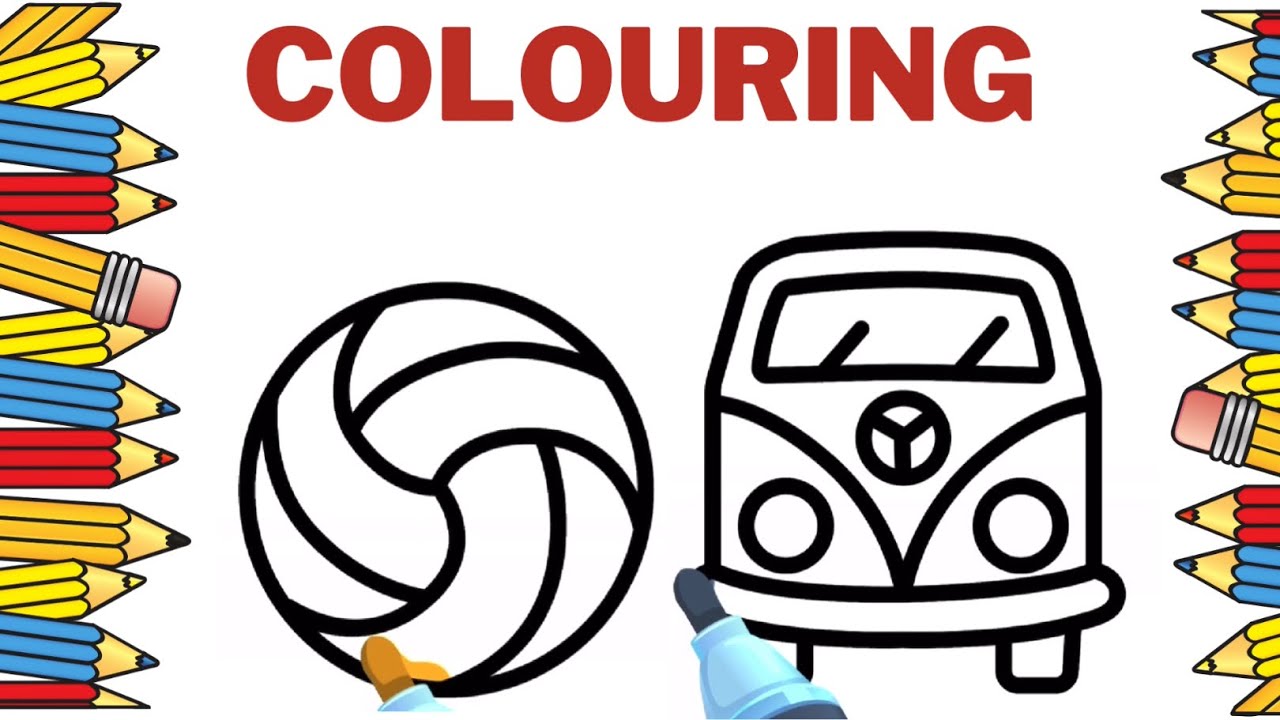 Drawing and Colouring Videos for Kids || Unique Colouring - YouTube