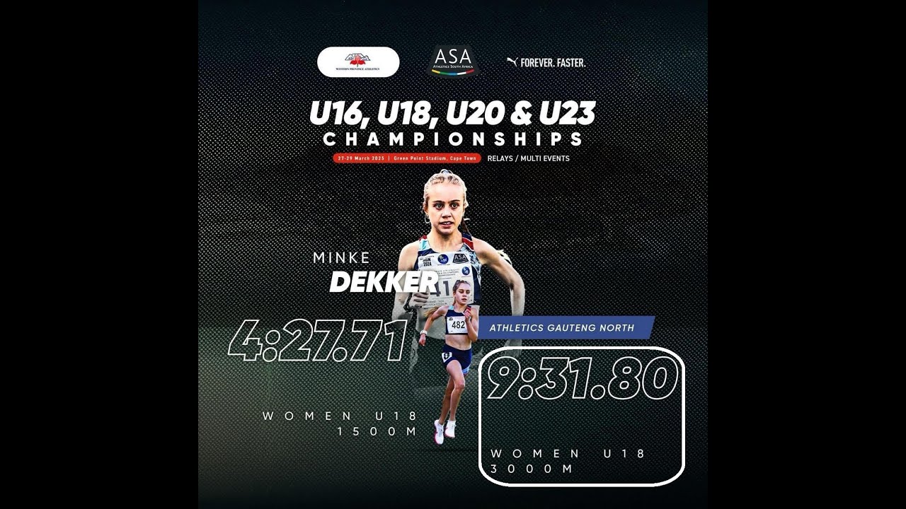 ASA Champs 2025 W18 3000m - YouTube