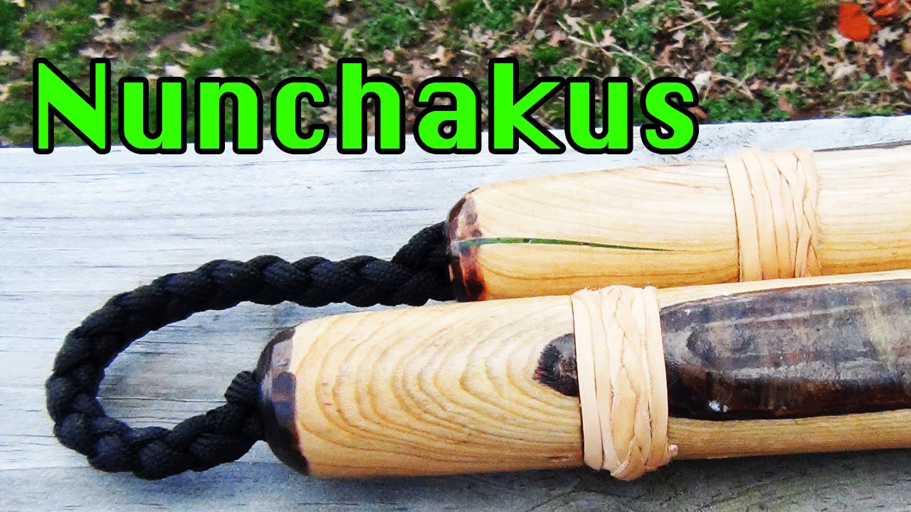 Survivor MANchukus - Challenge Tree - How to Make Nunchuks - YouTube
