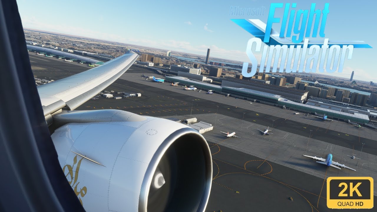 777 Take-Off from DUBAI | Emirates 777 | Microsoft Flight Simulator ...