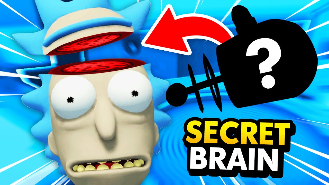 SWAPPING RICK'S BRAIN WITH SECRET ITEMS (Rick and Morty: Virtual Rick ...