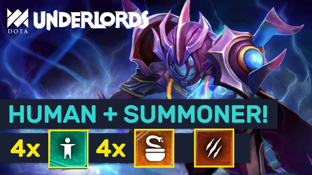 Arc Warden Dinosaur Human Summoner! Epic Battles! | Dota Underlords ...