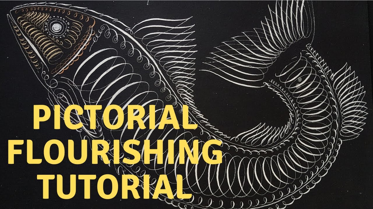 PICTORIAL FLOURISHING TUTORIAL | FLOURISH DESIGN - YouTube