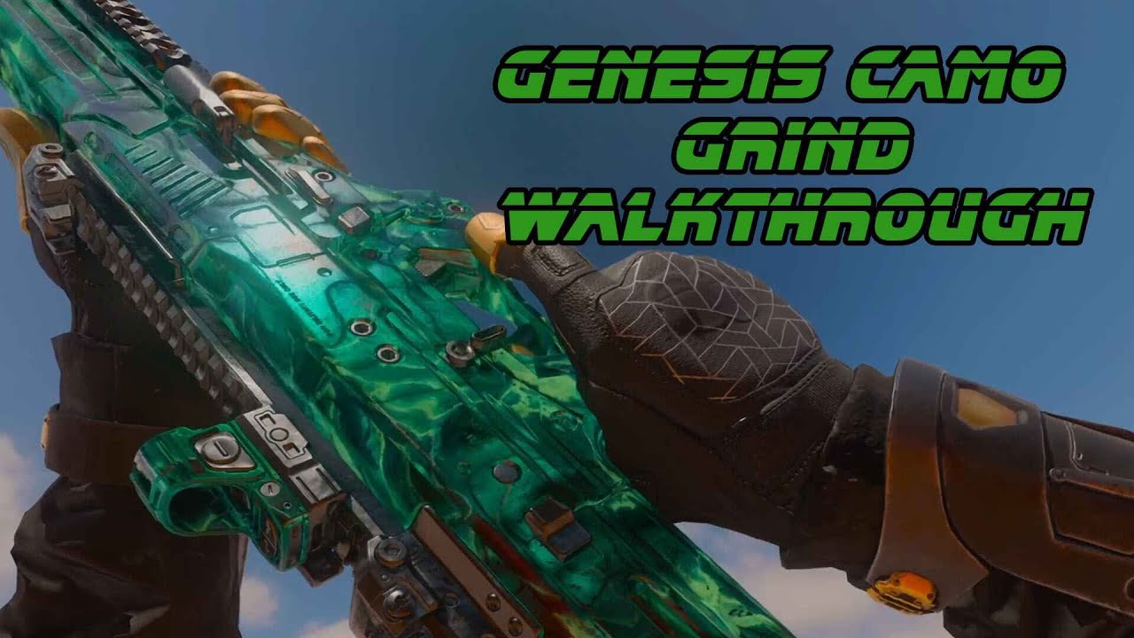 A Comprehensive Guide to Unlocking Genesis Camo - YouTube