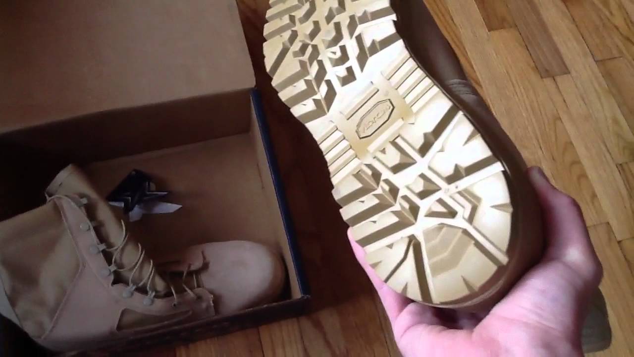 Wellco Tan Hot Weather Combat Boot Review - YouTube