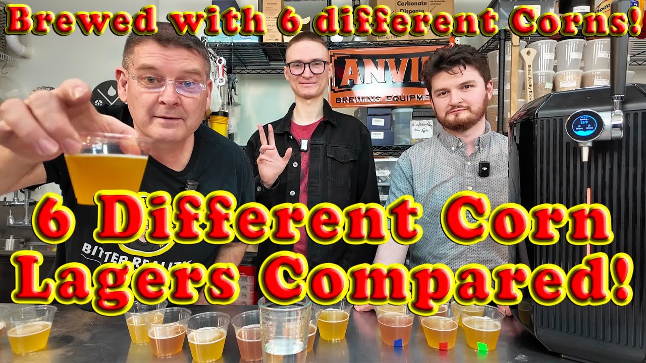 6 Different Corn Lagers Brewed Side-by-Side! Which Corn Made the Best ...