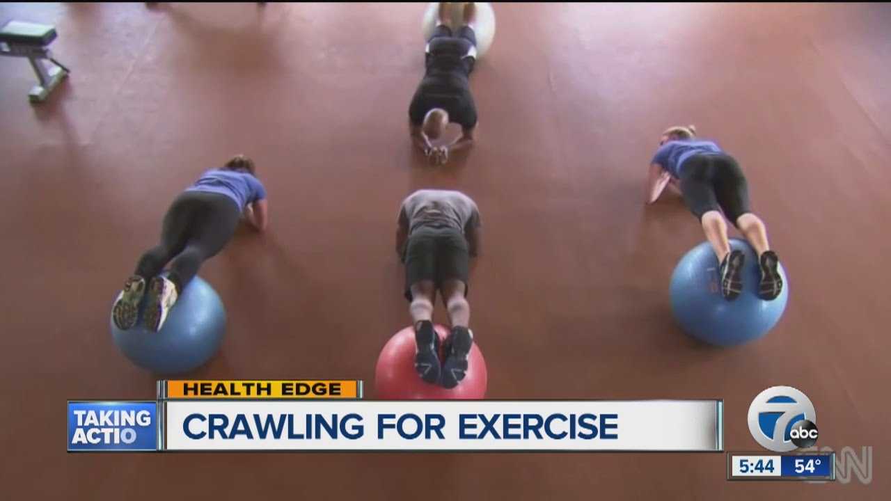 Crawling for exercise - YouTube