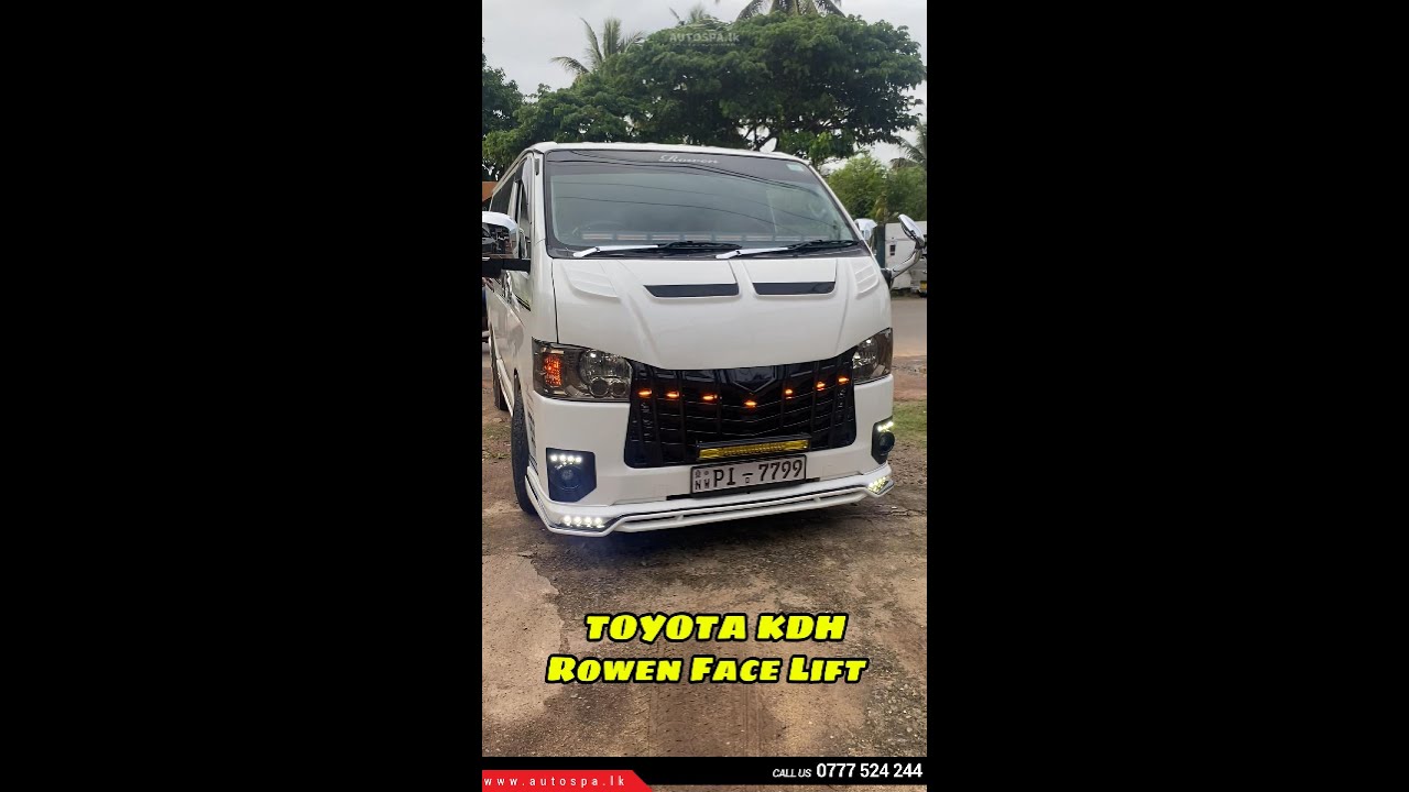 Toyota KDH Rowen Face Lift - YouTube