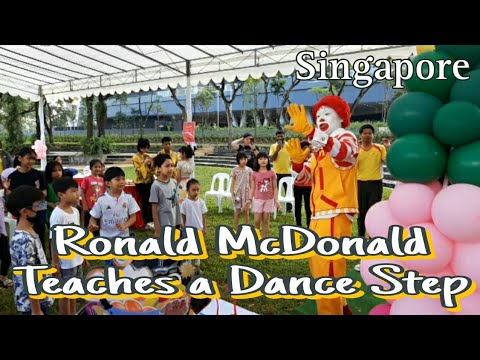 Ronald McDonald Teaches a Dance Step; Simon Says Head, Shoulders, Knees ...