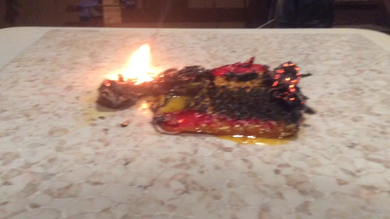 Playing With Fire-Burning popcorn - YouTube