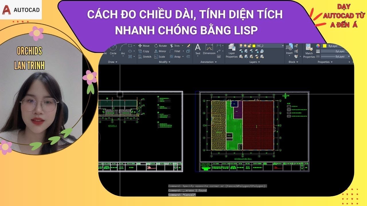 Cách Đo Chiều Dài Và Diện Tích Bằng Lisp nhanh chóng Trong AutoCAD ...
