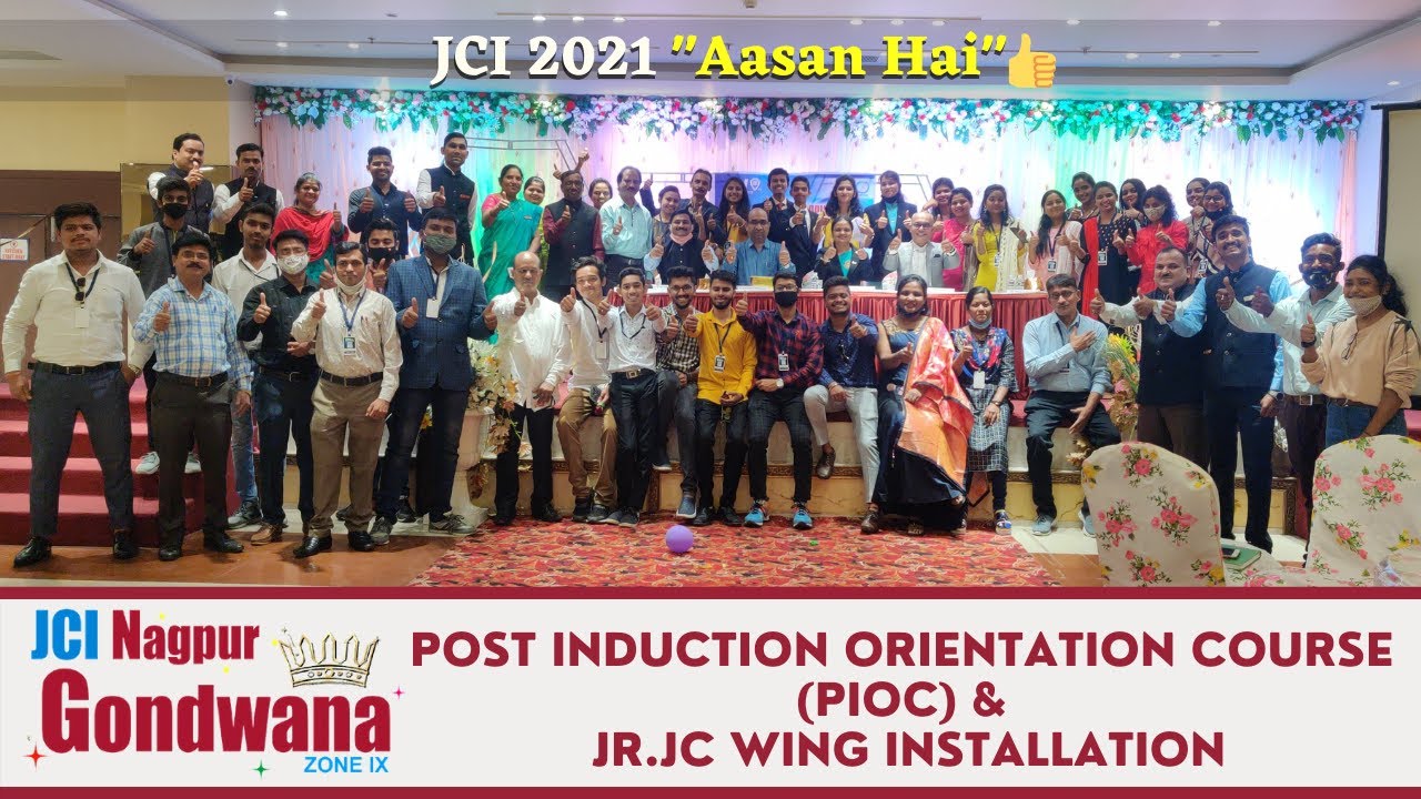 Post Induction Orientation Course (PIOC) & Jr. Jc Wing Installation ...