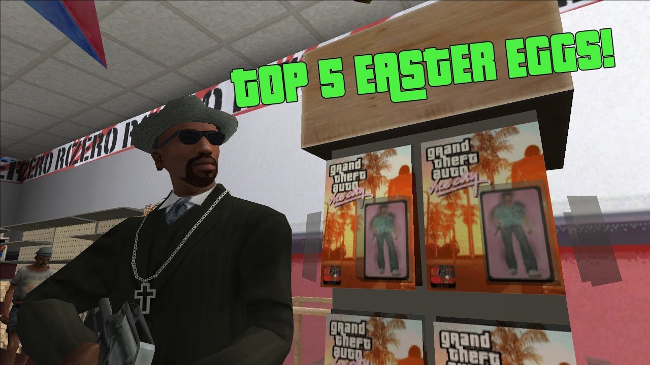 GTA San Andreas - Top 5 EASTER EGGS! - YouTube