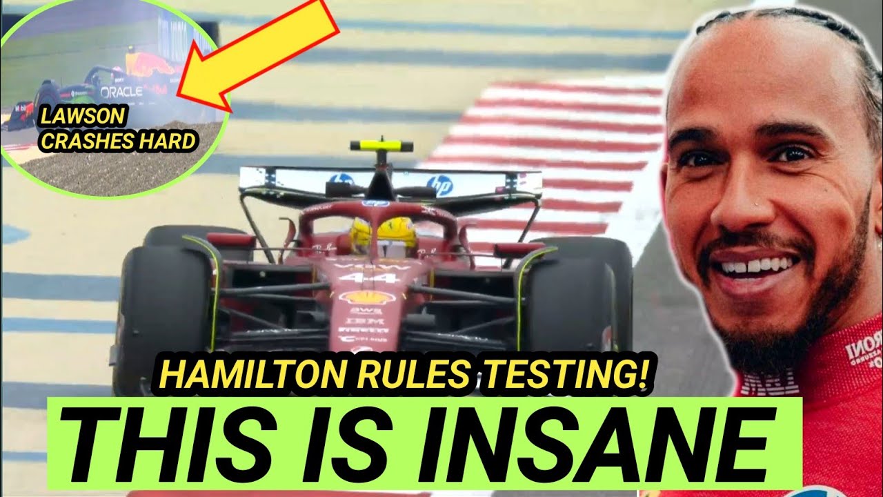 F1 2025 Testing begins: Hamilton's Ferrari Roars, Lawson's Nightmare ...