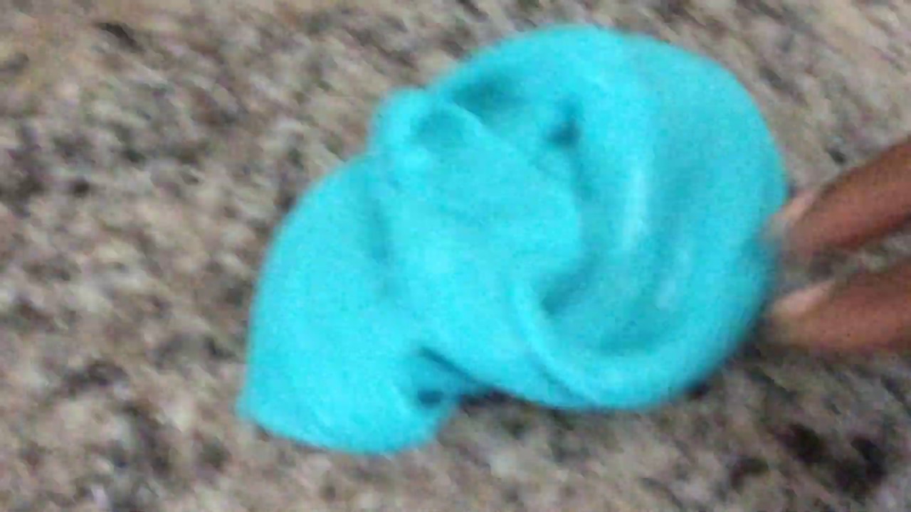 Playing With Blue Slime! - YouTube