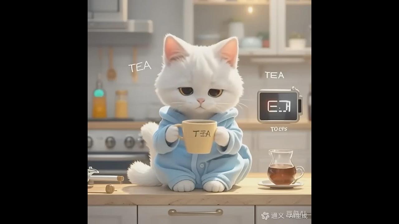 A day in the life of a cat family of three - YouTube