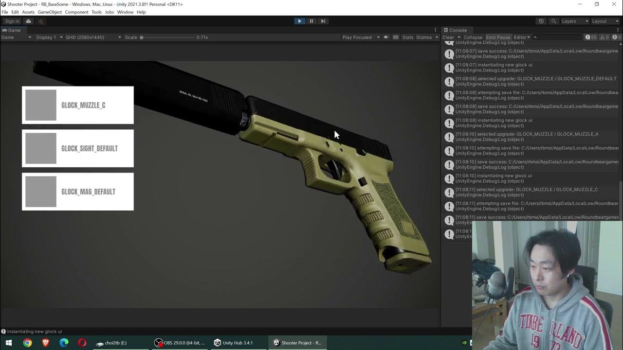 Indie Devlog - Weapon Customization - Unity - YouTube