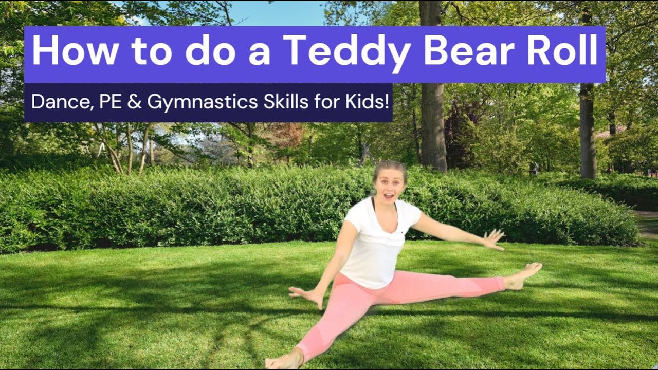 Learn a Teddy Bear Roll with Kate🧸 | Dance, PE & Gymnastics Skills for ...