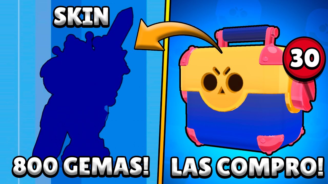 COMPRO 30 MEGACAJAS Y CONSIGO LA MEJOR SKIN DE RICO EN BRAWL STARS ...