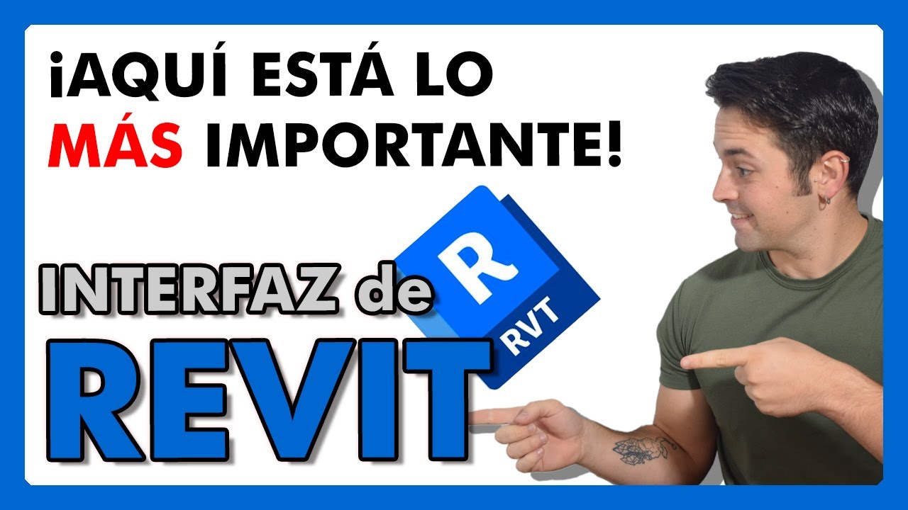 Estas son las partes MÁS IMPORTANTES de la INTERFAZ de REVIT Revit ...