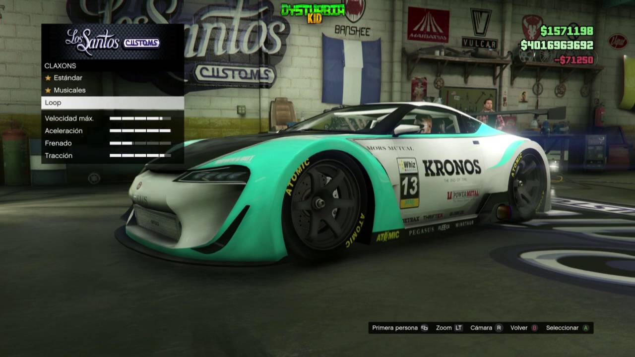 Tuneando el EMPEROR ETR1 "Kronos" 100% / GTA 5 ONLINE - YouTube