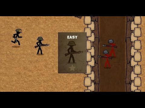 I Beat The Easiest Difficulty in 22 Seconds in Stickman Trenches ...
