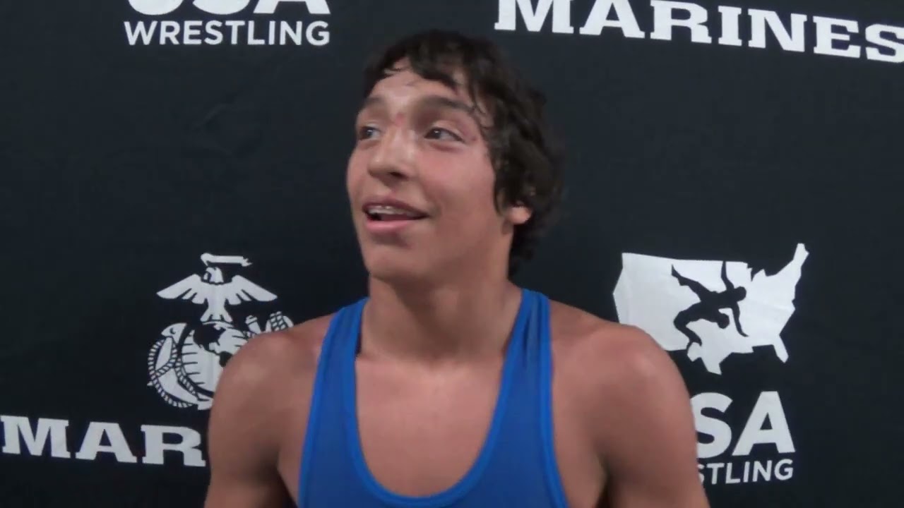 Jaden Raney (KY), 2022 16U Greco-Roman champion at 113 pounds - YouTube