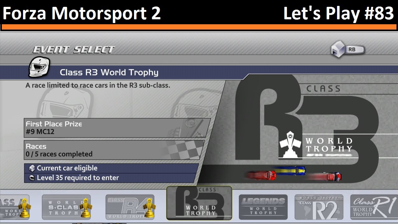 Class R3 World Trophy - Forza 2: Let's Play (Episode 83) - YouTube